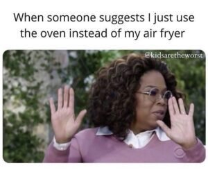 10 Funny Air Fryer Memes To Share - Cook Gator
